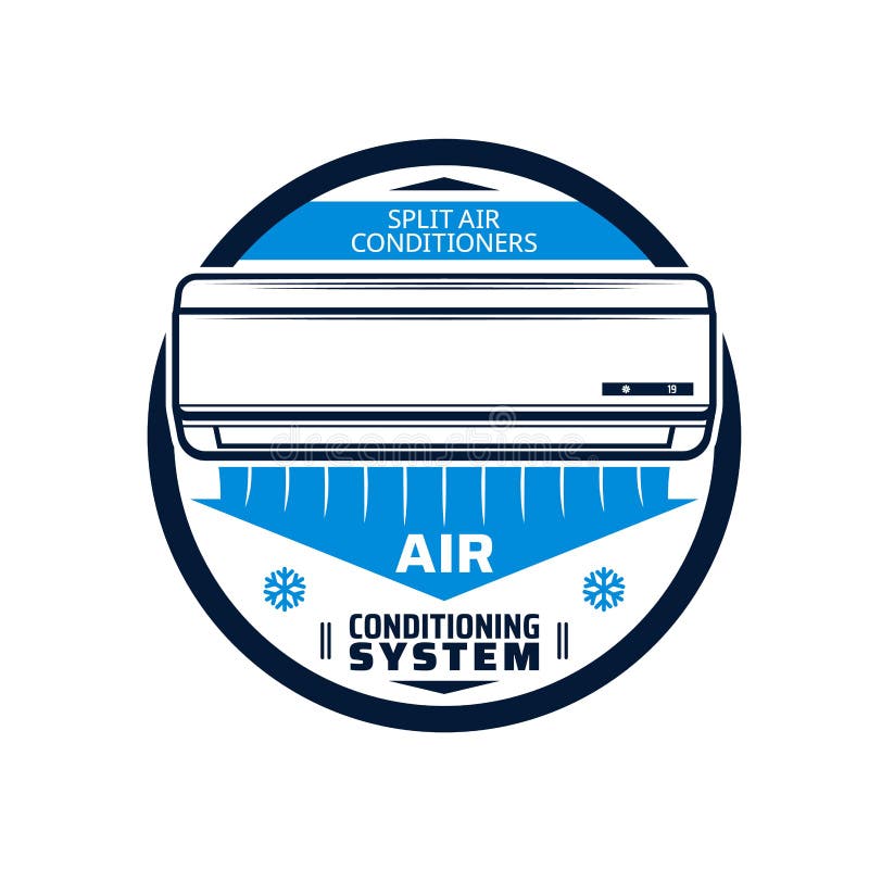 Air-conditioner label stock vector. Illustration of consumption - 27456808