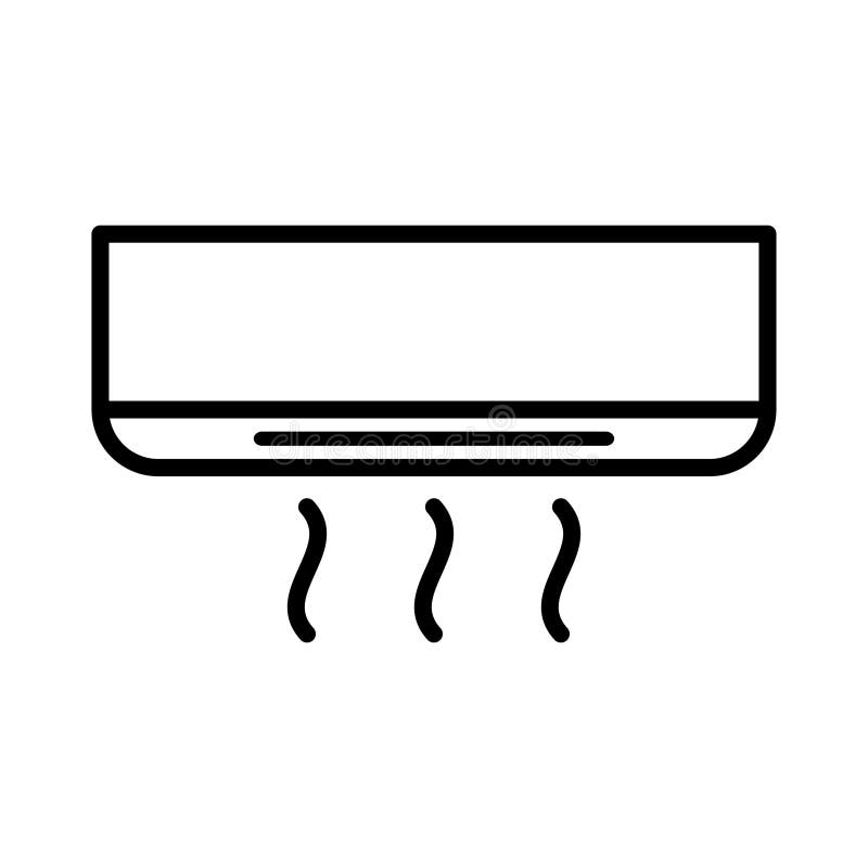 Air Conditioner Icon Vector on Trendy Design Stock Vector ...