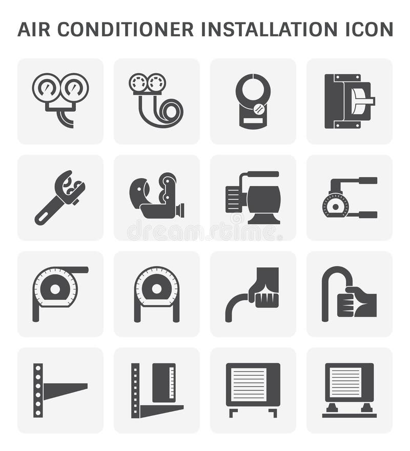 Air conditioner tool stock vector. Illustration of pipe - 154668926