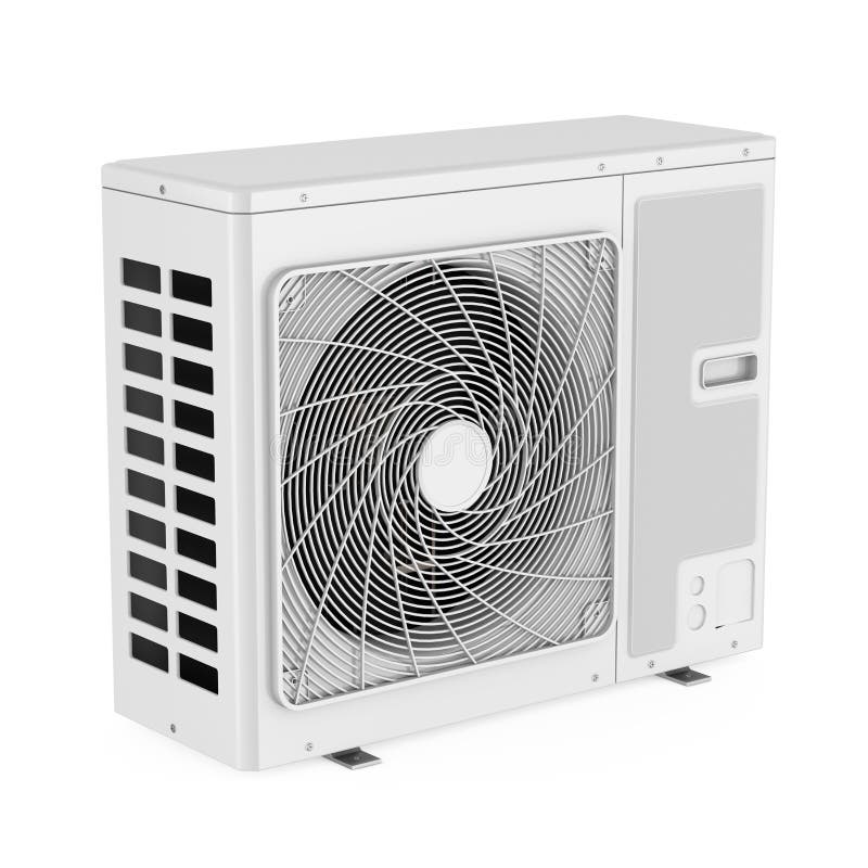 Air Conditioner Outdoor Unit Isolated Stock Illustration - Illustration ...
