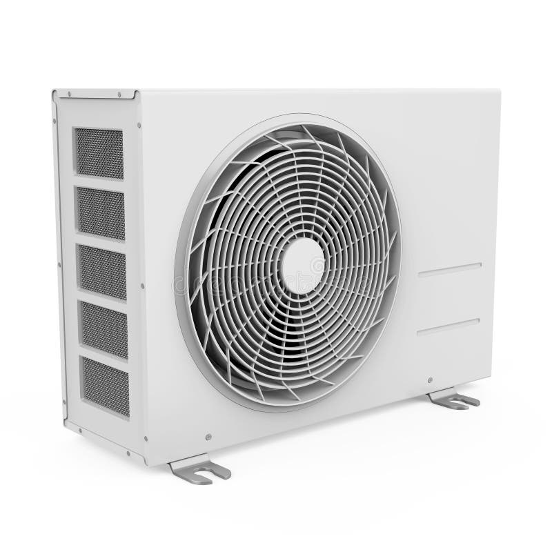 Air Conditioner Outdoor Unit Isolated Stock Illustration - Illustration ...