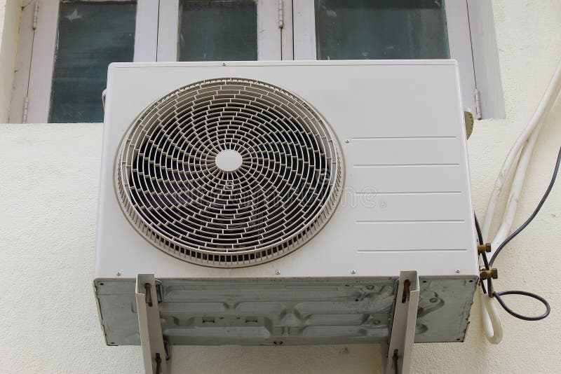 Outdoor Unit of Air Conditioner Stock Photo - Image of outdoors ...