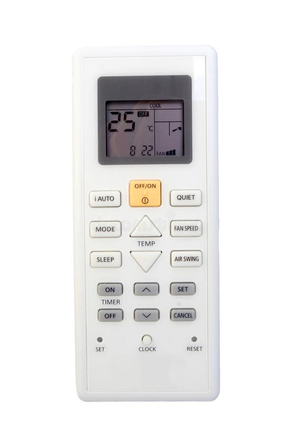 Air conditioner remote stock image. Image of comfortable - 219356171