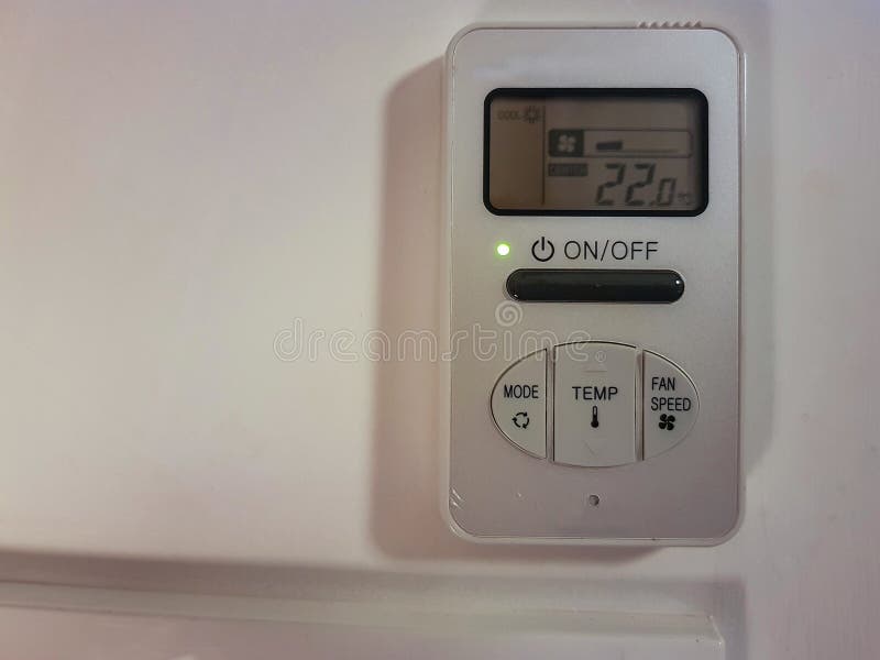 Air Conditioner Remote Control Stock Image - Image of scoreboard ...