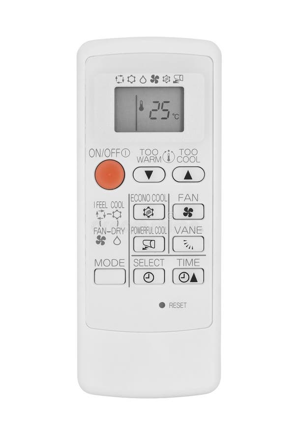 Air Conditioner Remote Control Stock Image - Image of home, keypad ...