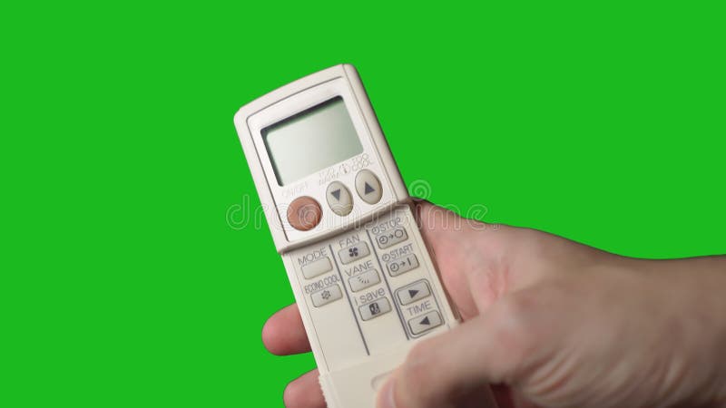 Air Conditioner Remote Controller. AC Infrared Climate Control Stock ...