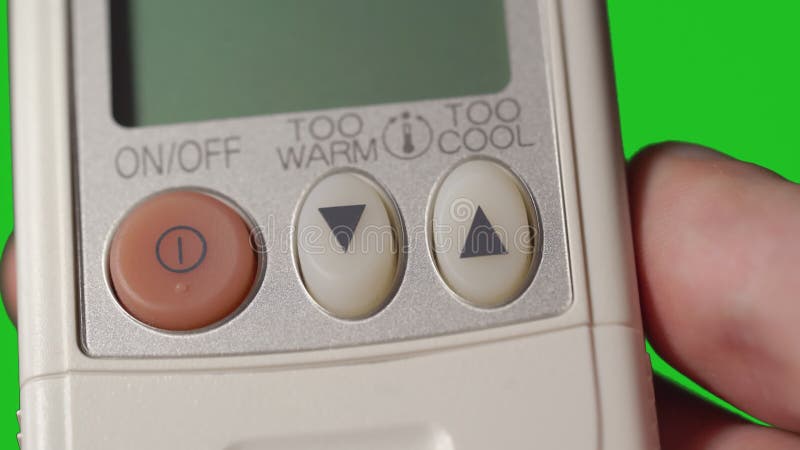 Air Conditioner Remote Controller. AC Infrared Climate Control Stock ...