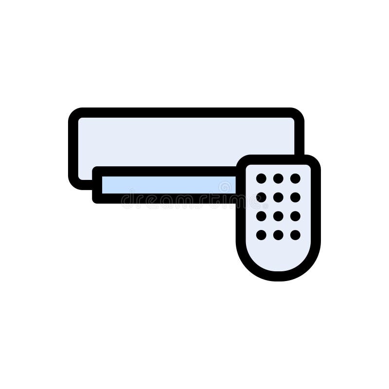 Air Conditioner Remote Control Icon, Cartoon Style Stock Vector ...