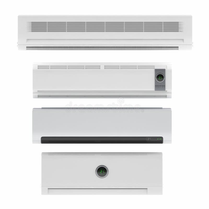 Household air conditioner stock vector. Illustration of electronics ...