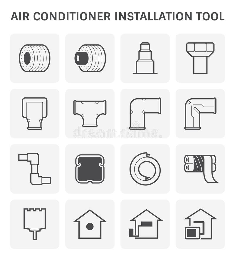 Air conditioner tool stock vector. Illustration of cool - 173782996