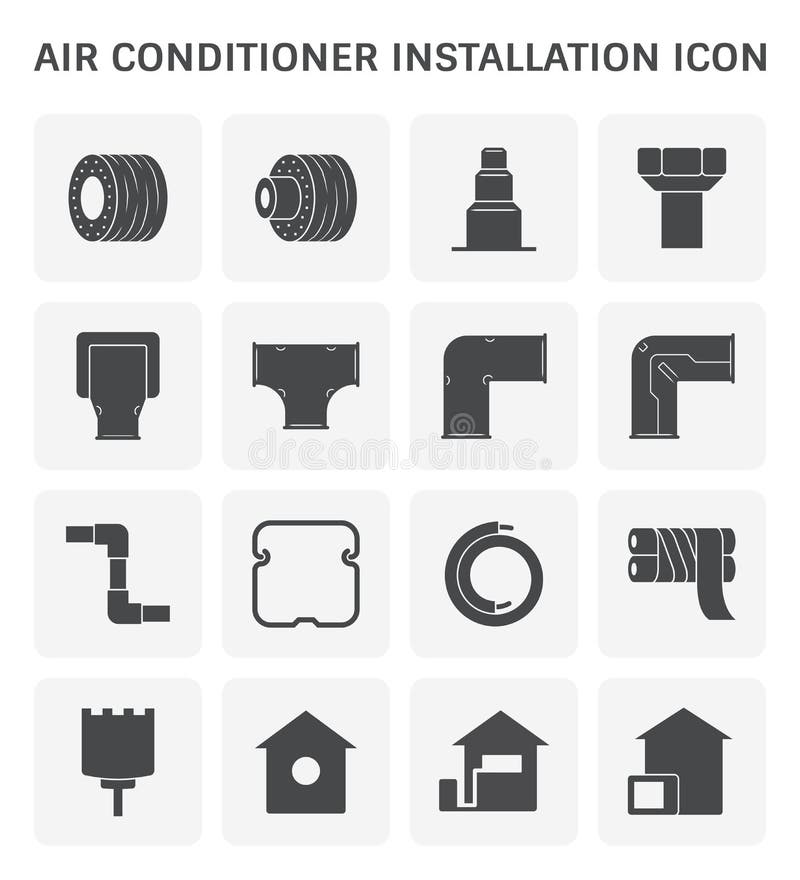 Air conditioner tool stock vector. Illustration of cool - 173782996
