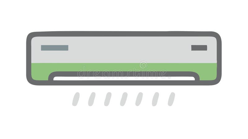 Air Conditioner Unit Icon for Cooling and Climate Control, Vector ...