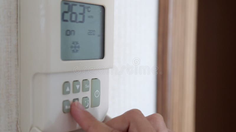 Air Conditioner Use for Setting Lower Temperature and Cooling Down the ...