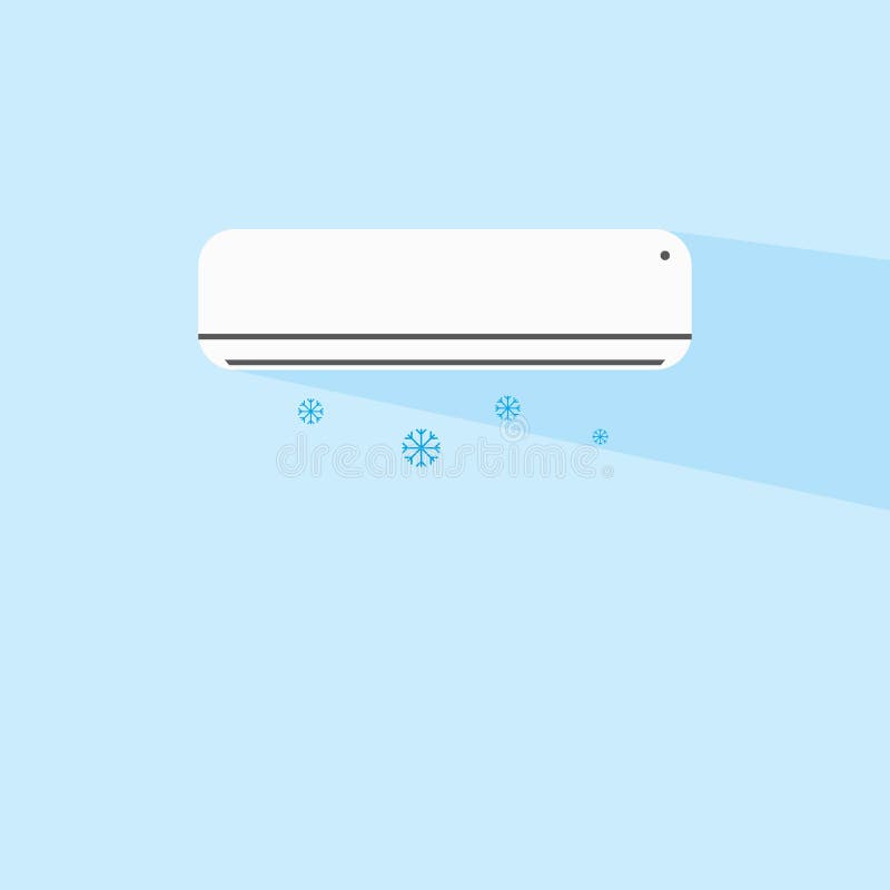 Air Conditioner Vector Template Illustration Stock Vector ...