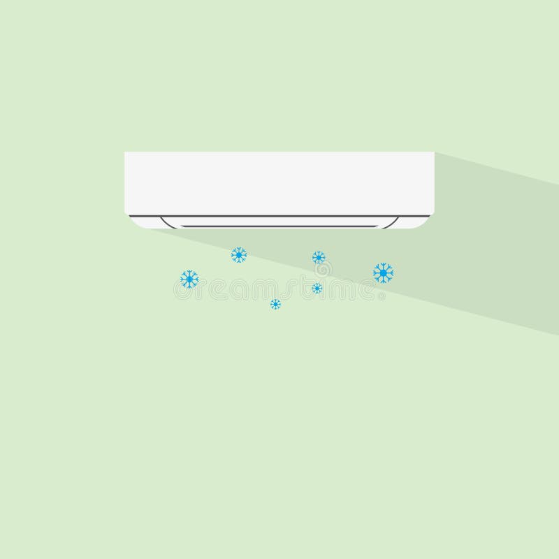 Air Conditioner Vector Template Illustration Stock Vector ...