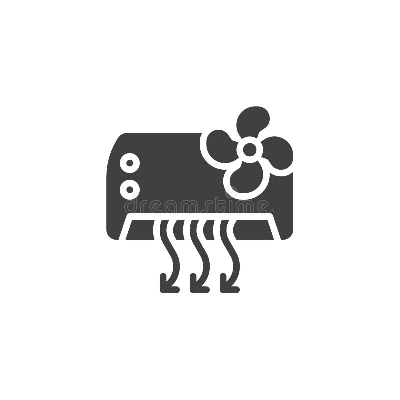 Air Conditioner Off Mode Vector Icon Stock Vector - Illustration of ...