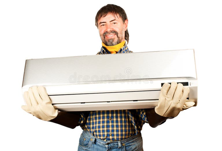 Air conditioning adjuster stock photo. Image of compressor - 26069756