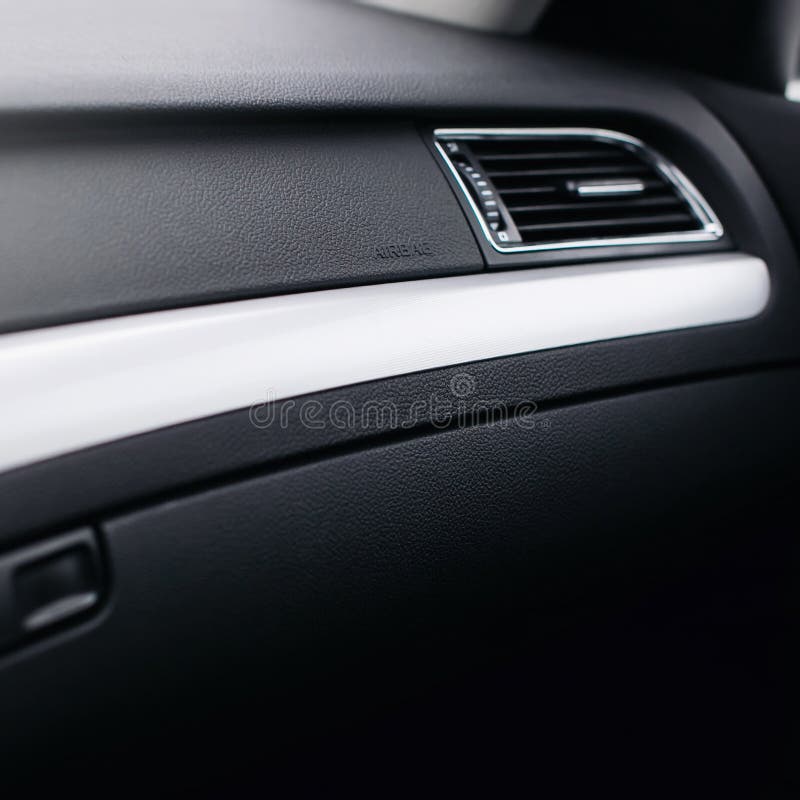 Air Conditioning Inside a Car. Climate Control AC Unit in the New Car ...