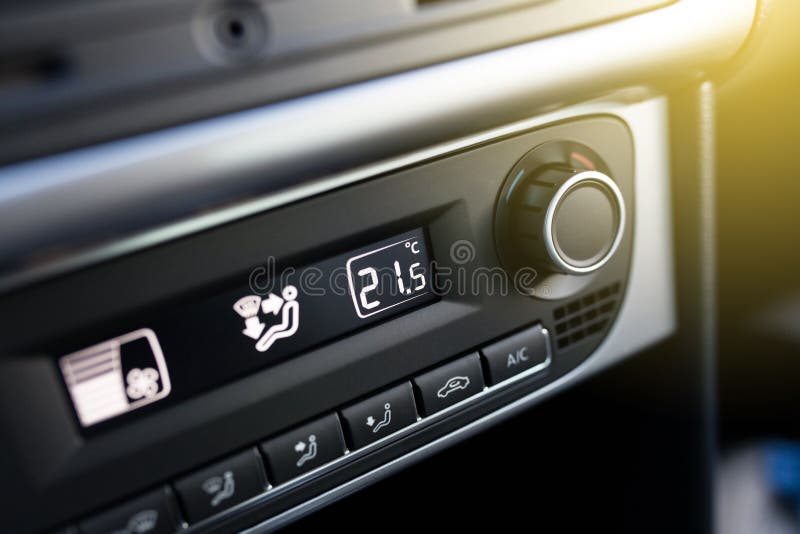 Air Conditioning System in a Car Stock Image - Image of design, drive ...