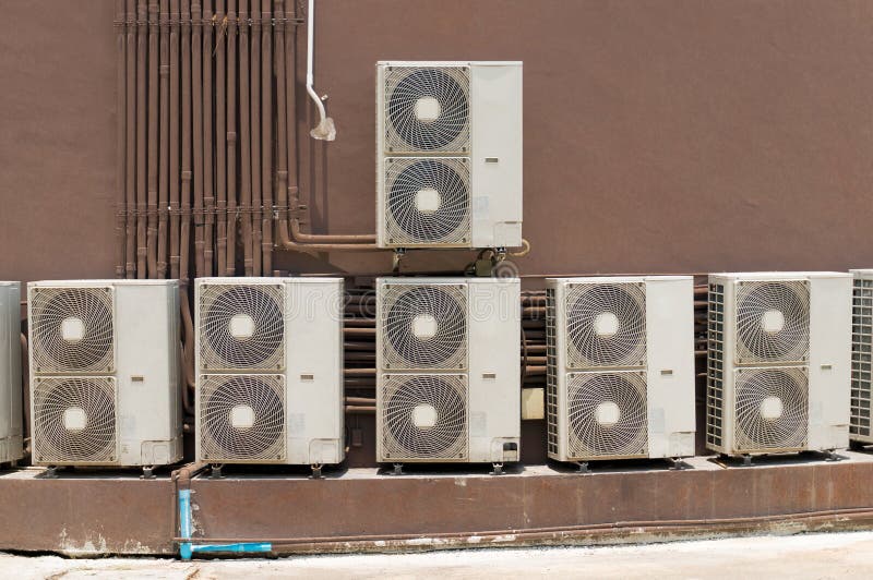 Air Conditioning Compressor. Stock Image - Image of cool, conditioner ...