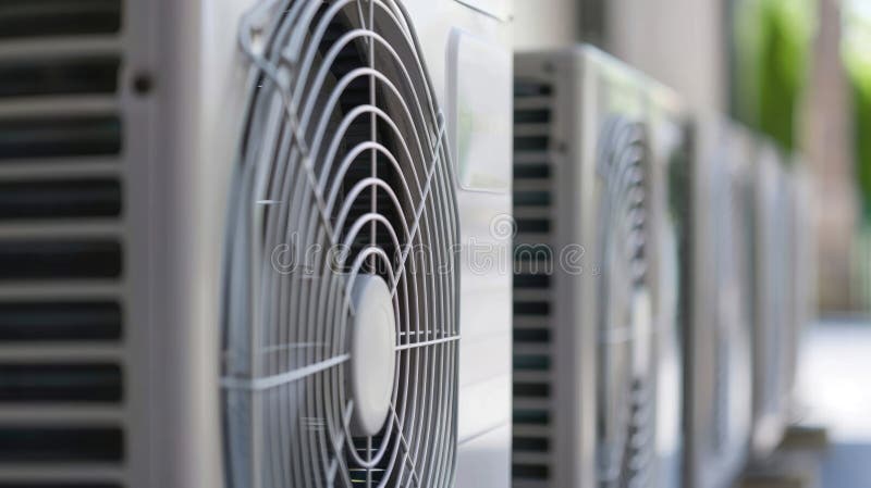 Air Conditioning Compressor Outdoor Unit. Air Ventilation Systems Stock ...