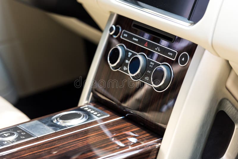 An Air Conditioning Control Panel. Stock Photo - Image of buttons ...