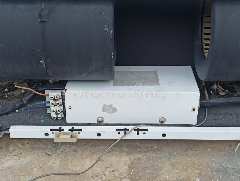 Air Conditioning Control Panel at Home Stock Photo - Image of panel ...