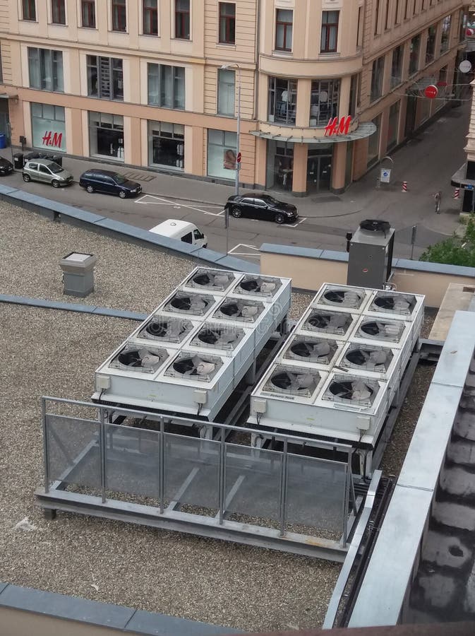 Air Conditioning Device in Brno Editorial Stock Photo - Image of ...