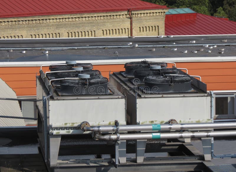 Air conditioning device stock image. Image of flow, construction ...