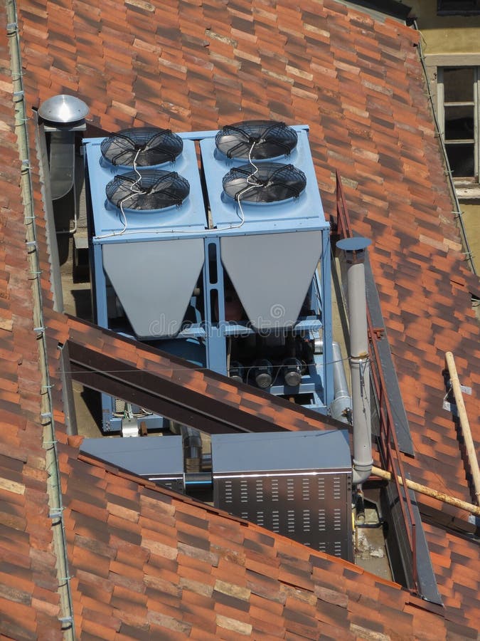 Air conditioning device stock photo. Image of condition - 96036628