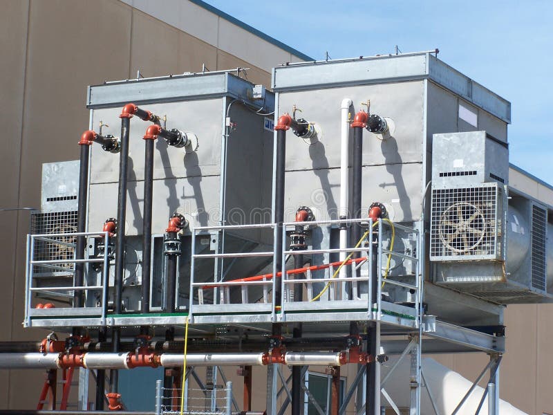 Air conditioning equipment stock image. Image of evaporator - 625805