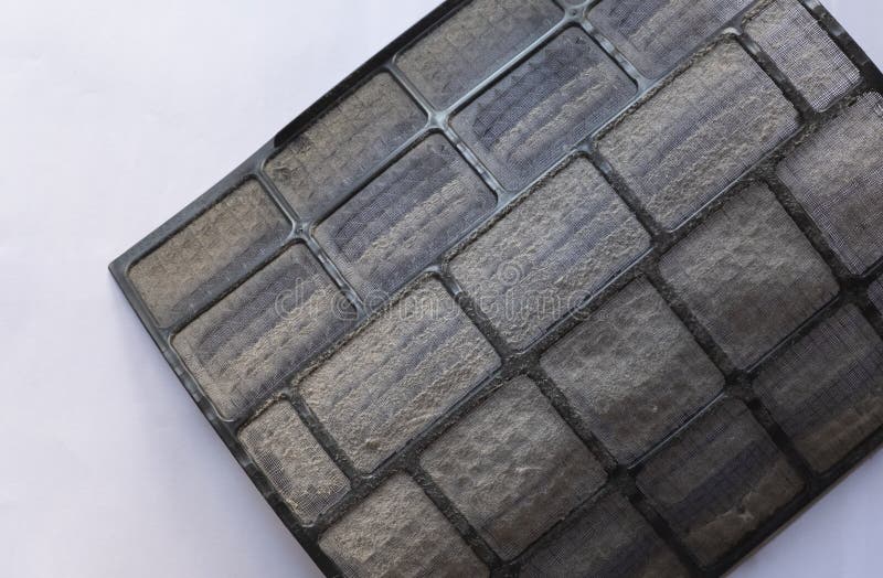 Air Conditioning Filter is Blocked Stock Photo - Image of bacteria ...