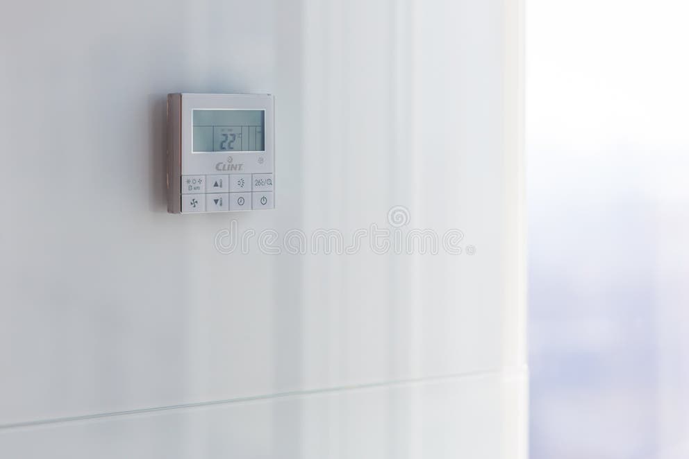 The Air Conditioning and Heating Control Panel for the Apartment and ...