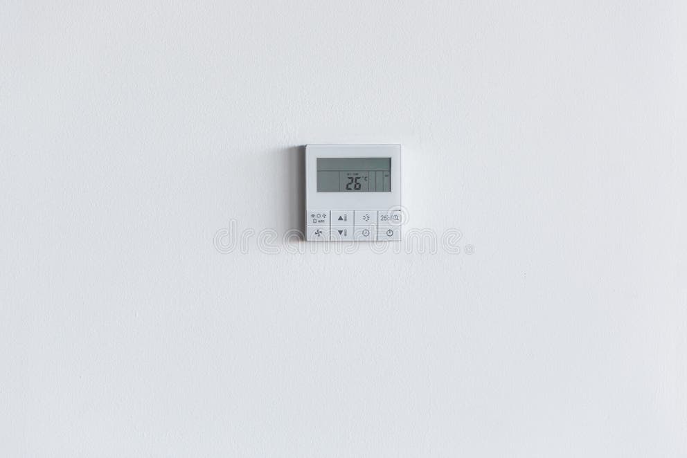 The Air Conditioning and Heating Control Panel for the Apartment and ...