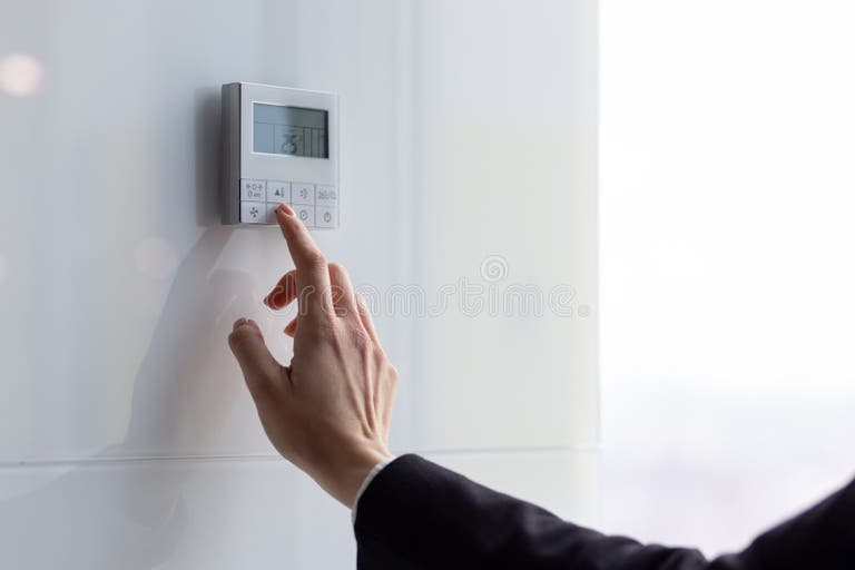 The Air Conditioning and Heating Control Panel for the Apartment and ...