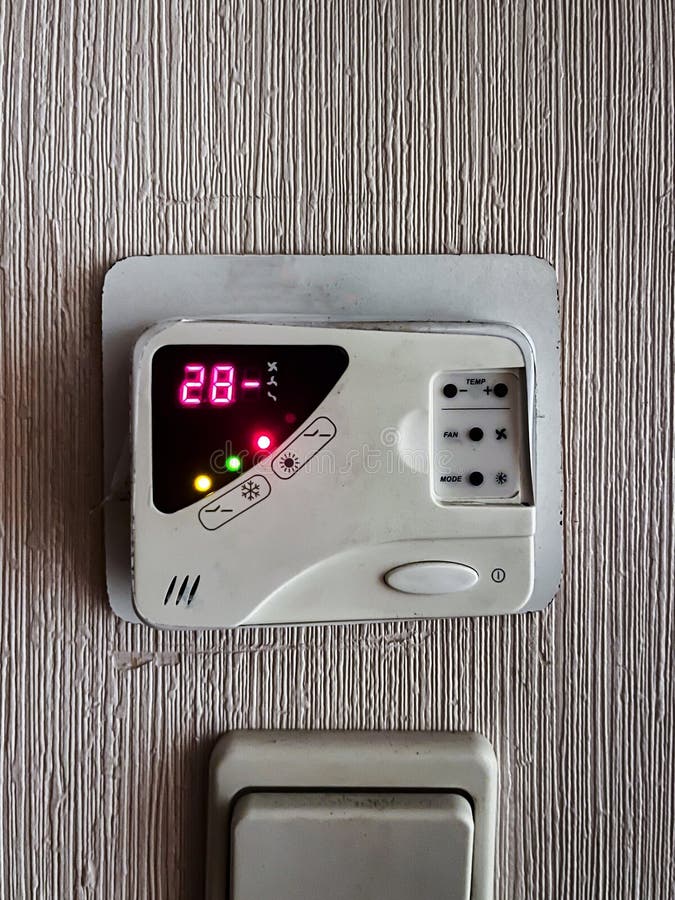 The Air Conditioning and Heating Control Panel for the Apartment and ...