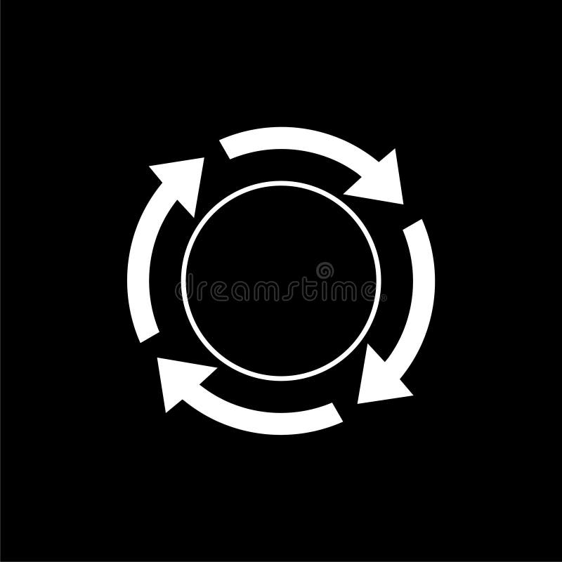 Circular Process Flow Arrows, Icon, Logo or Sign Stock Illustration ... Circular Process Flow Arrows, Icon, Logo or Sign Stock Illustration ...