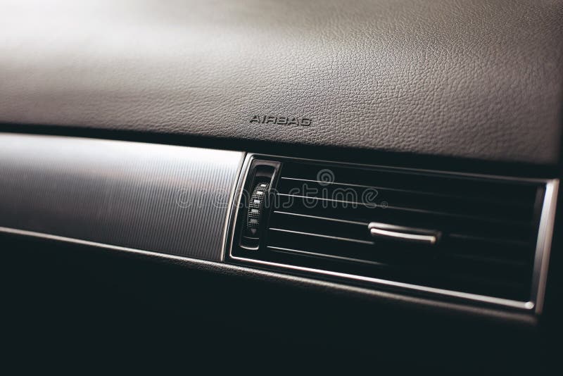 Air Conditioning Inside a Car. Climate Control AC Unit in the New Car ...