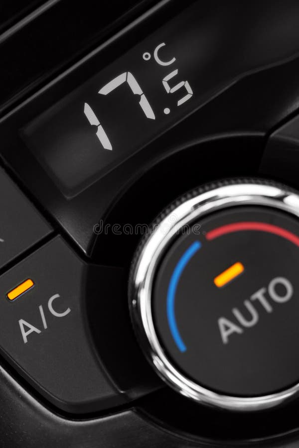 Air Conditioning Panel Inside a Car Stock Photo - Image of conditioner ...