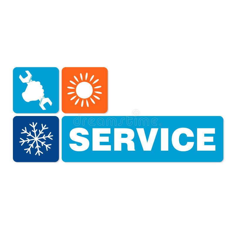 Air Conditioning Service - Car Icon, Vector Illustration, Black Sign on ...