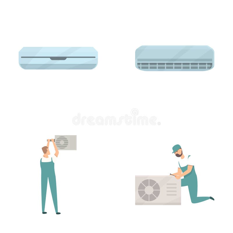 Air Conditioning Icons Stock Illustrations – 5,088 Air Conditioning ...