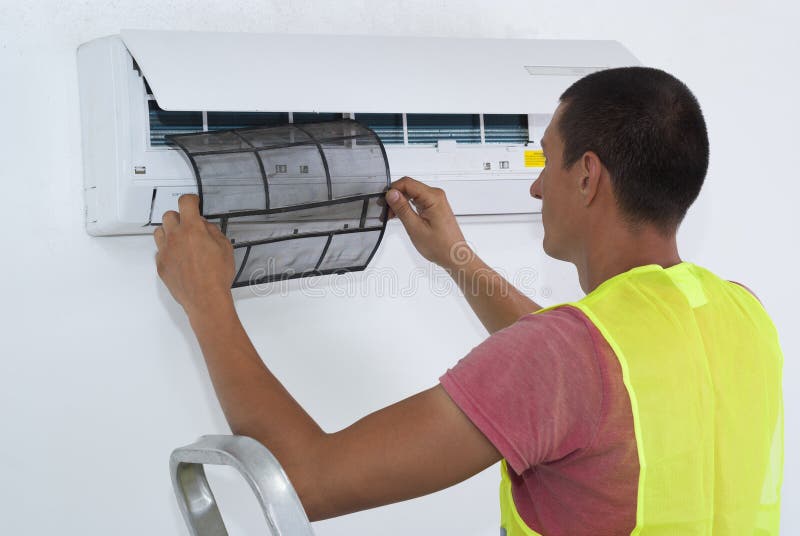 Air conditioning service stock image. Image of cold - 154981085