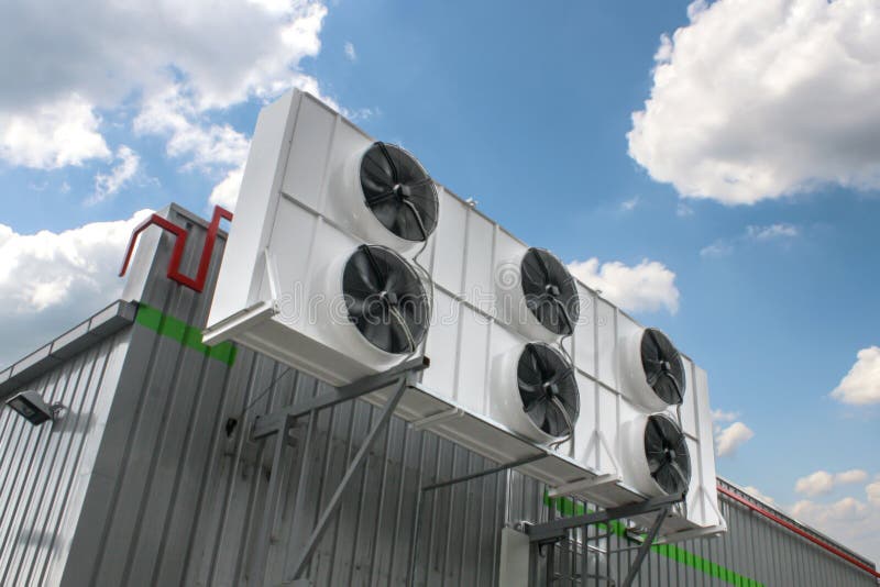 Air conditioning system stock image. Image of dimensional - 79915013