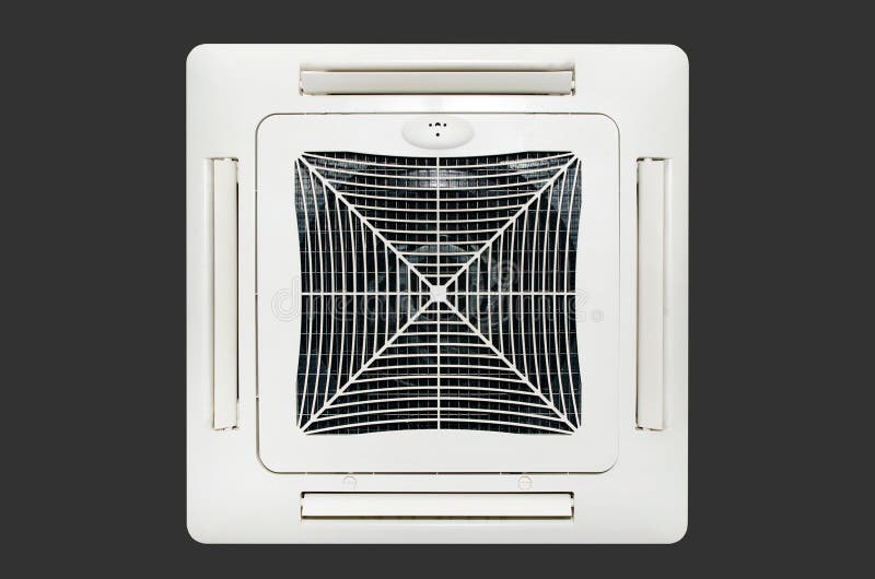 Ceiling Type Hanging Air Conditioner Unit Stock Image - Image of dust ...