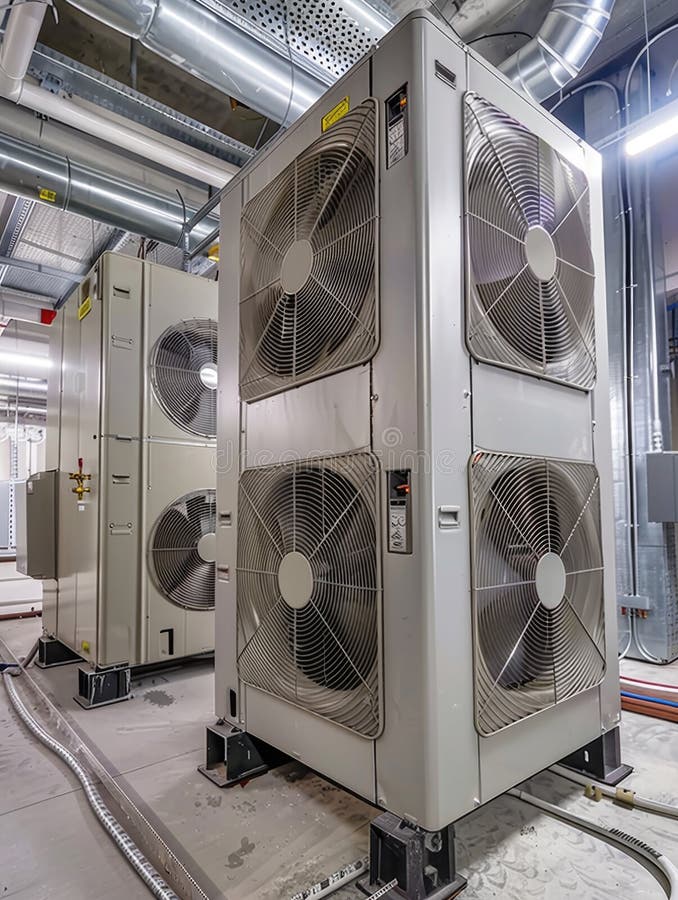 Air Conditioning Units in Building Stock Photo - Image of temperature ...