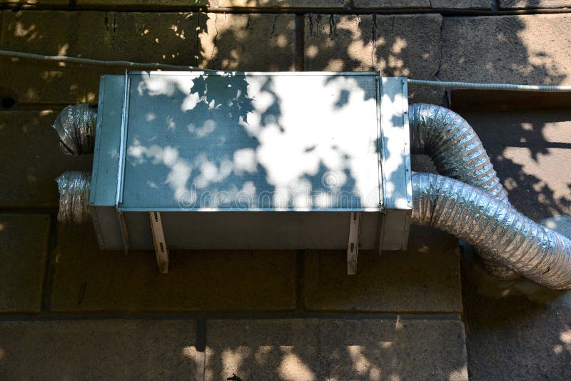 Industrial Air Conditioning on a High-rise Building, the Concept of ...