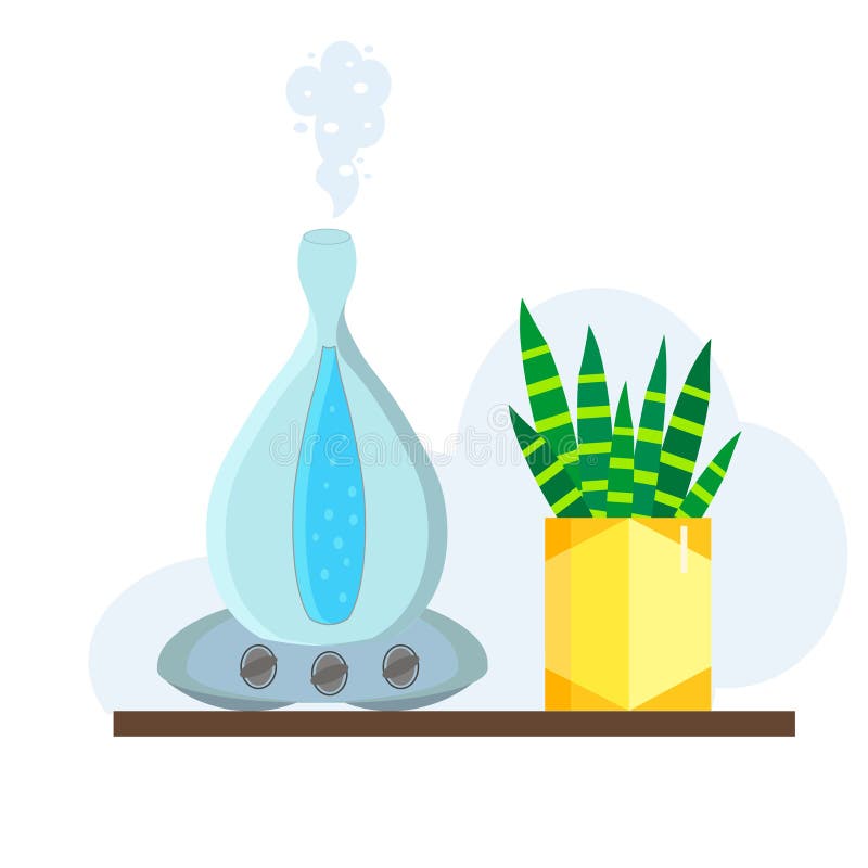 Humidifier. Climate Control for Home. Vector Illustration. Stock Vector ...
