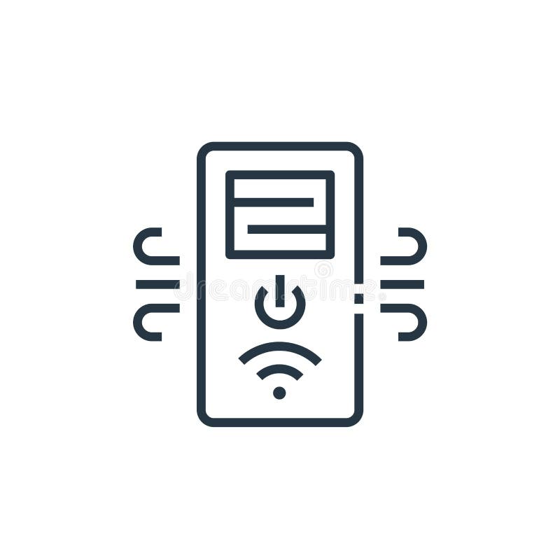 Air Cooler Icon Vector from Smart Home Concept. Thin Line Illustration ...