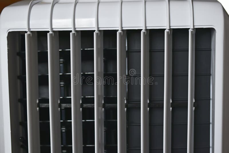 Air Cooler Radiator Air Conditioner with Air Flaps Stock Photo - Image ...
