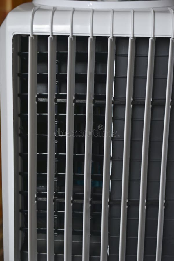 Air Cooler Radiator Air Conditioner with Air Flaps Stock Photo - Image ...